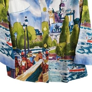 Michael Leu | Tops | Michael Leu Print Top | Poshmark